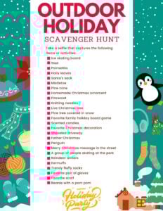 Best Holiday Scavenger Hunt Templates